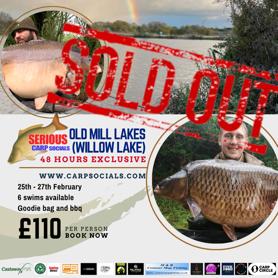 Feb 25th - 27th: Old Mill Lakes (Willow Lake), Market Rasen - Serious ...
